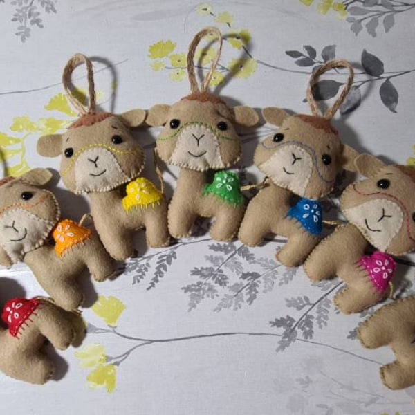 Felt Ornaments Camel - Etsy