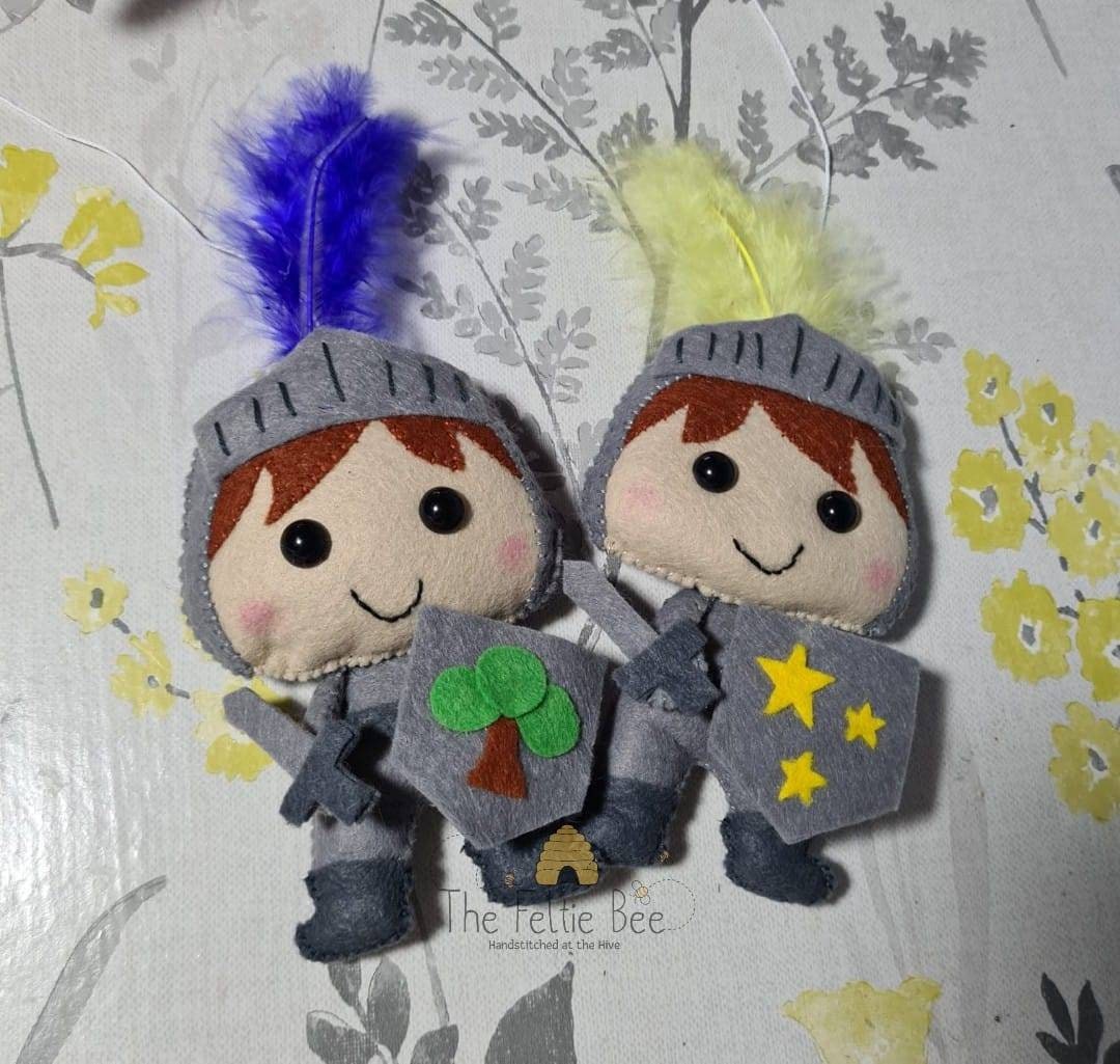 Felt Knights - Etsy
