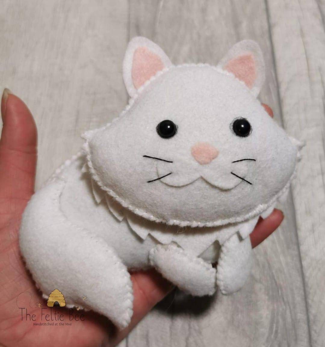 Felt Persian Cat - Etsy