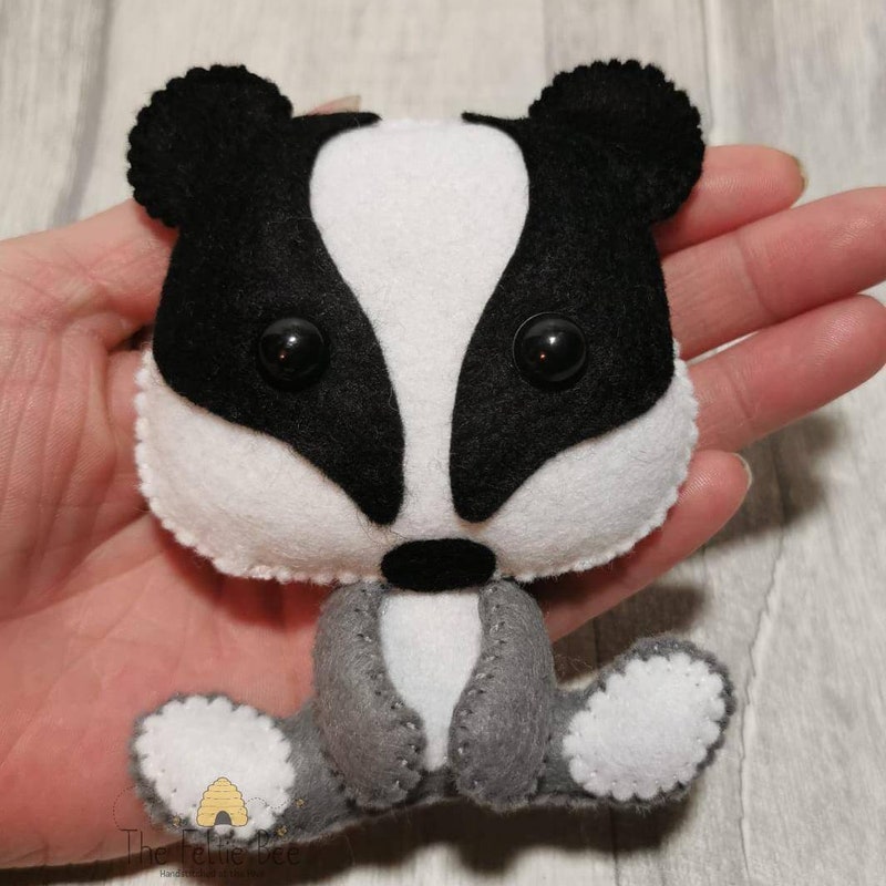 Felt Badger - Etsy