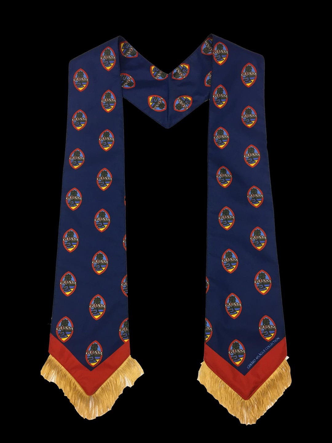 Adult Blue Modern Guam Seal Graduation Sash or Stole - Etsy