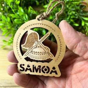 3" Samoa Christmas Ornament - Etsy