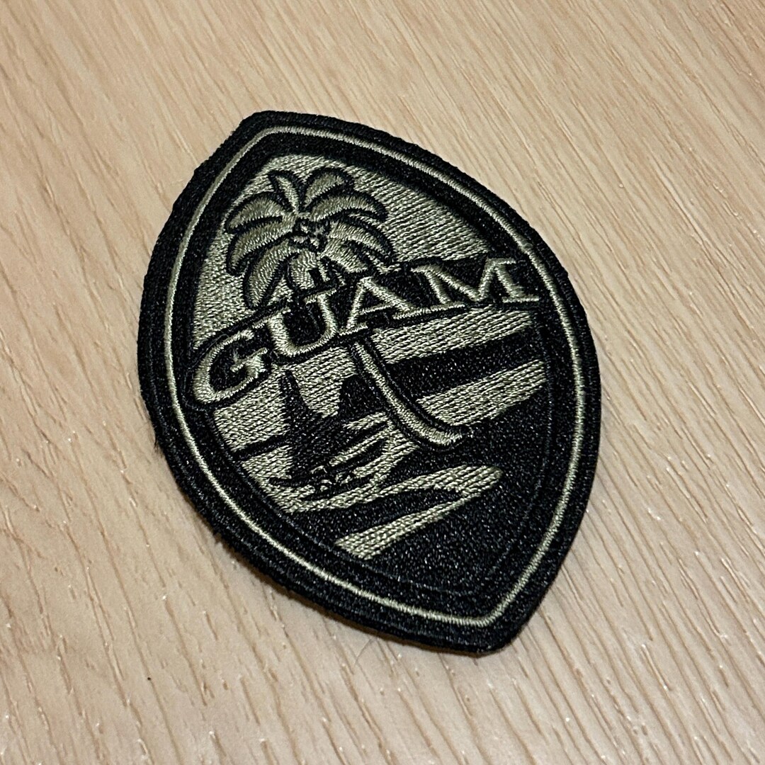 3.25" Military Green Guam Seal Embroidered Patch - Etsy