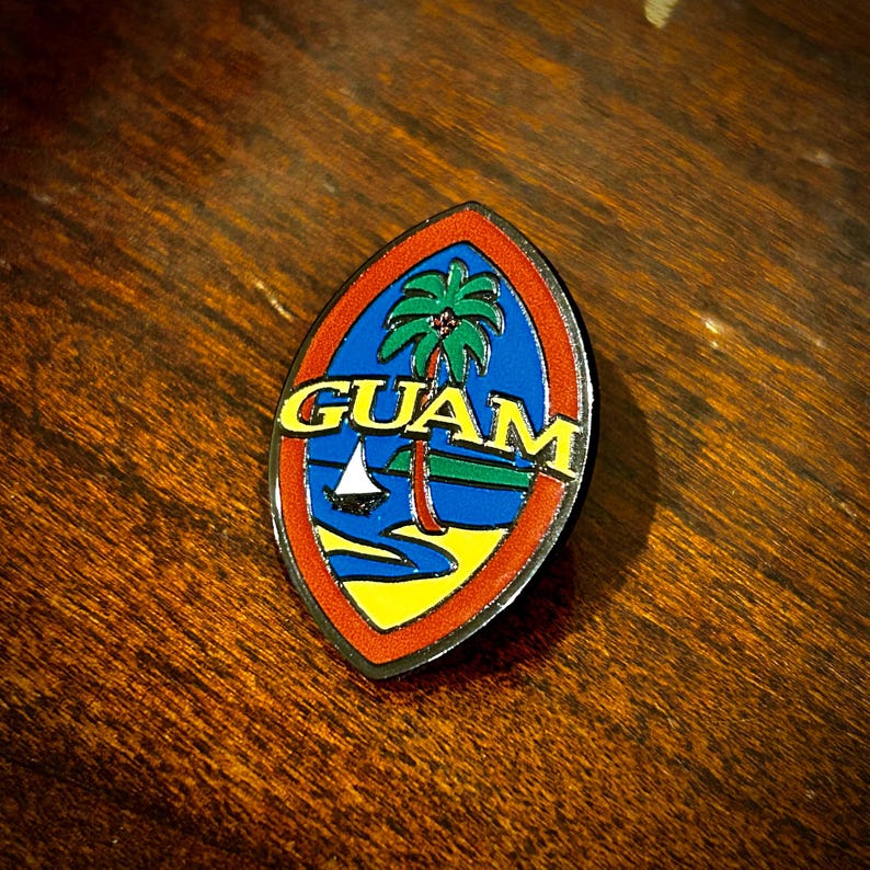 Modern Guam Seal Lapel Pin - 1.25 Inch - Etsy