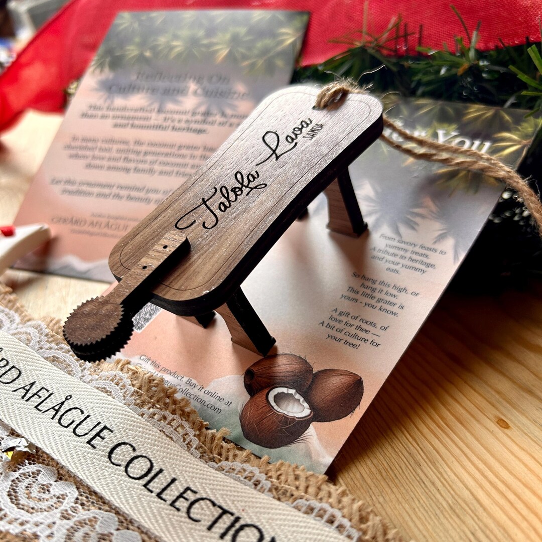 Samoa Talofa Lava Coconut Grater Christmas Ornament A Gift for You - Etsy