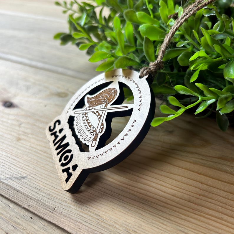 3" Samoa Christmas Ornament - Etsy