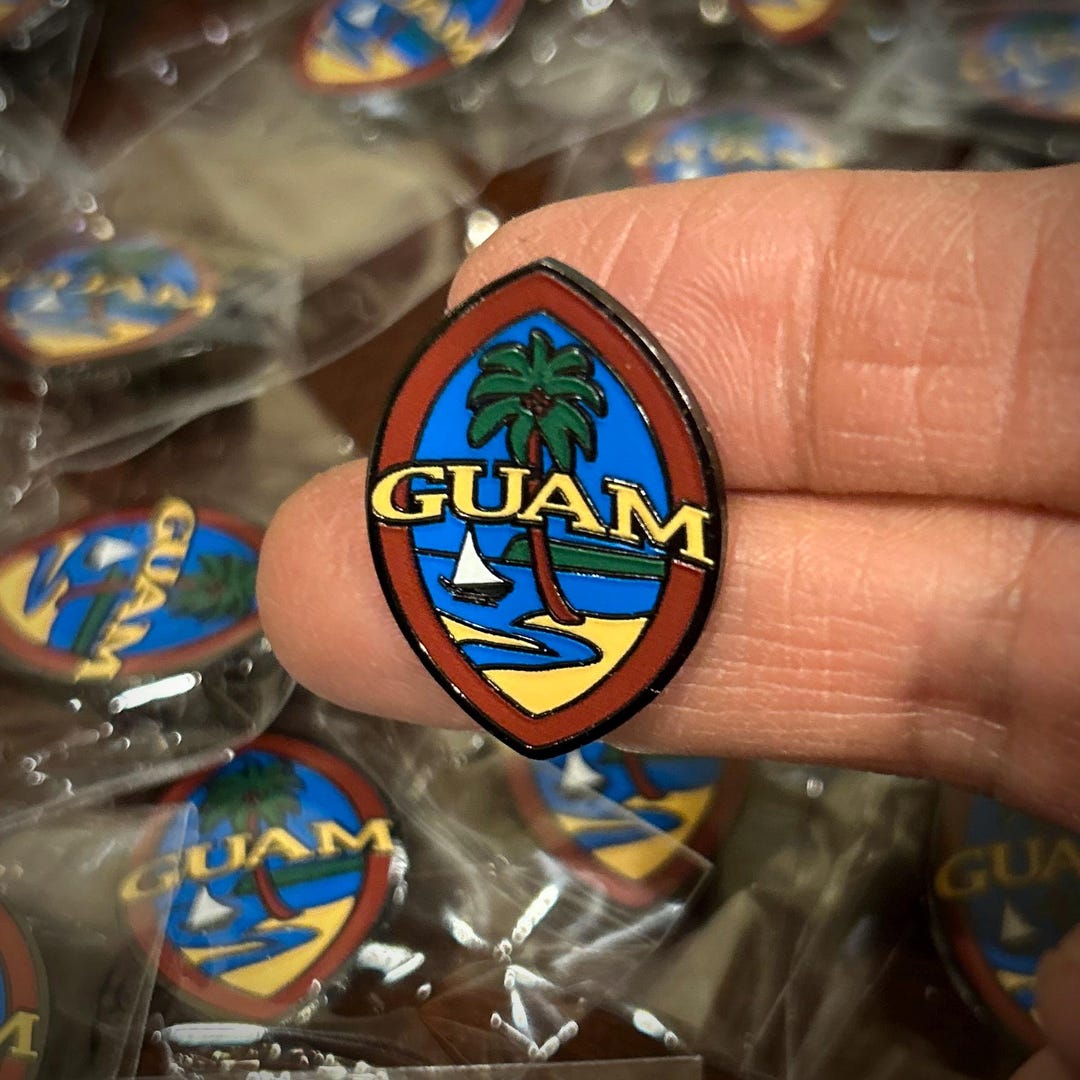 Modern Guam Seal Lapel Pin - 1.25 Inch - Etsy