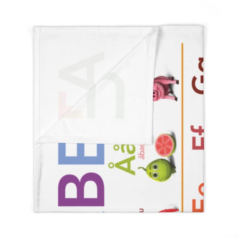 Chamorro Alphabet Baby Swaddle Blanket - Etsy