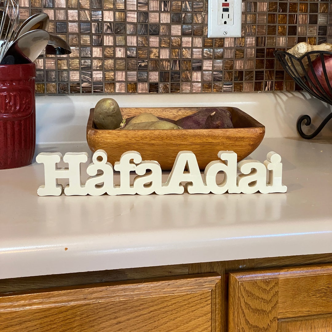12" Hafa Adai Table Decor - Etsy