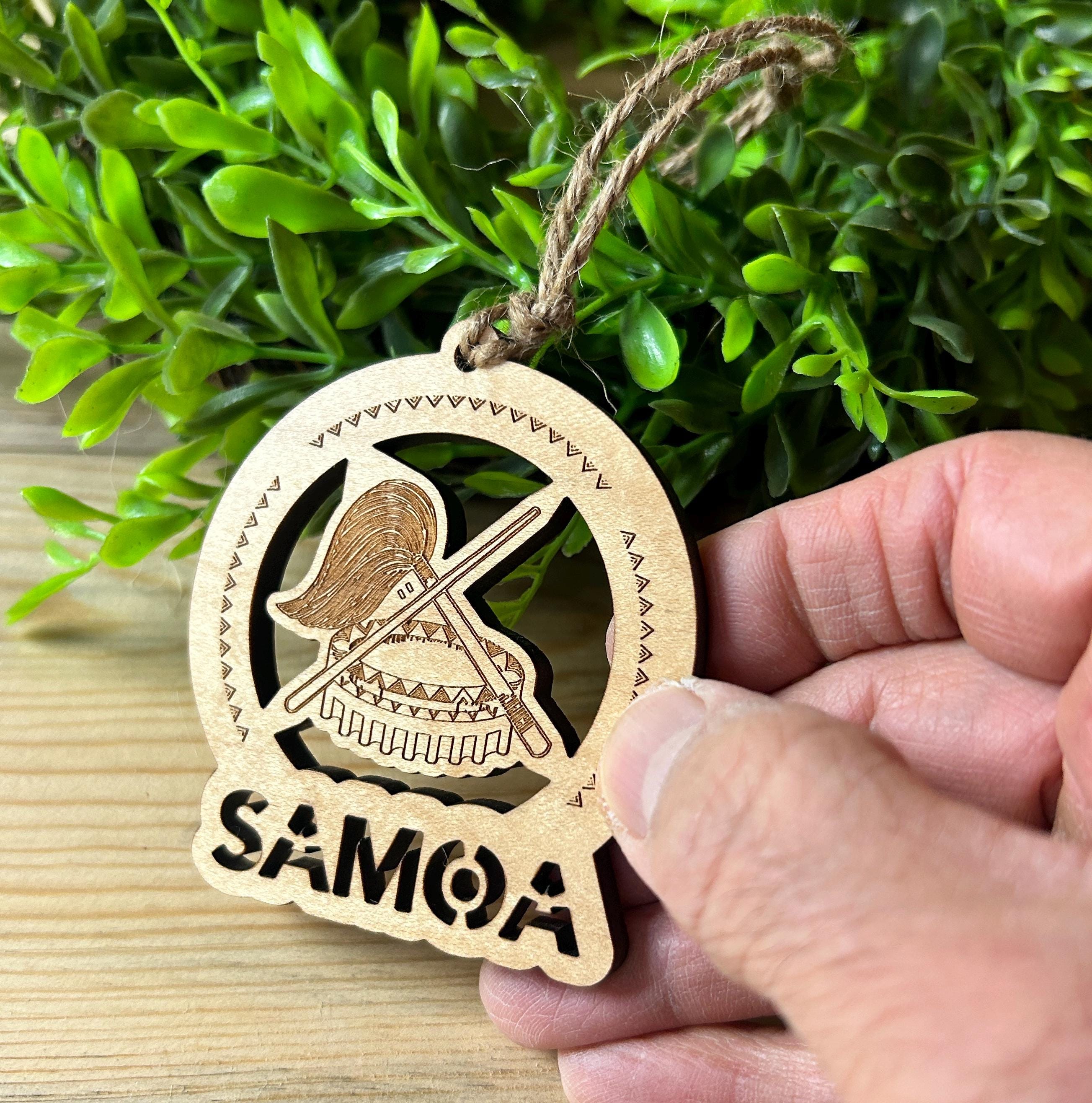 3" Samoa Christmas Ornament - Etsy