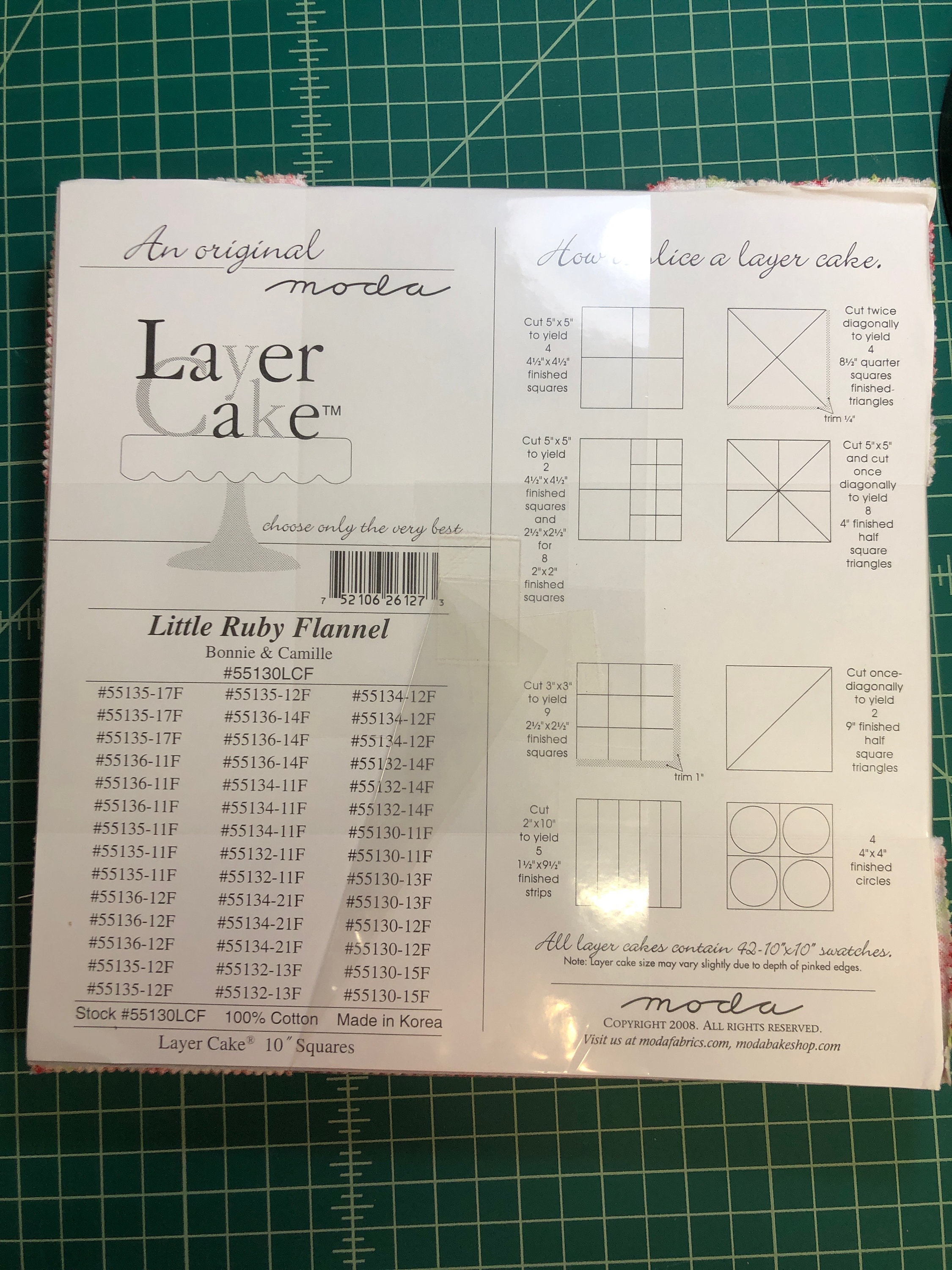 Little Ruby Flannels Brushed/flannel Layer Cake by Bonnie and Camille ...