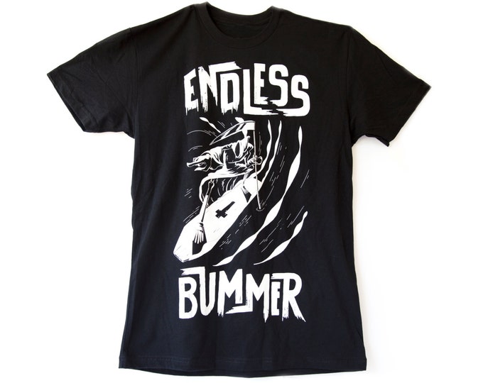 Endless Bummer - Unisex Grim Reaper Tee Shirt - Killin Me Softly ...