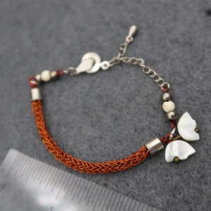 Viking Weave Bracelet, Handmade With Bone Beads and Bear Charms Carved ...