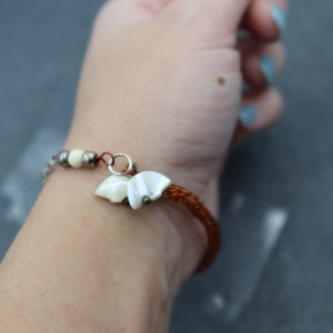 Viking Weave Bracelet, Handmade With Bone Beads and Bear Charms Carved ...