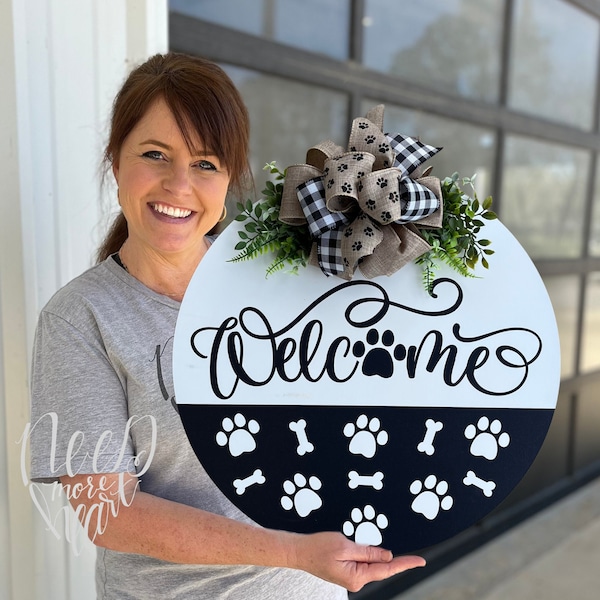 Dog Door Sign - Etsy