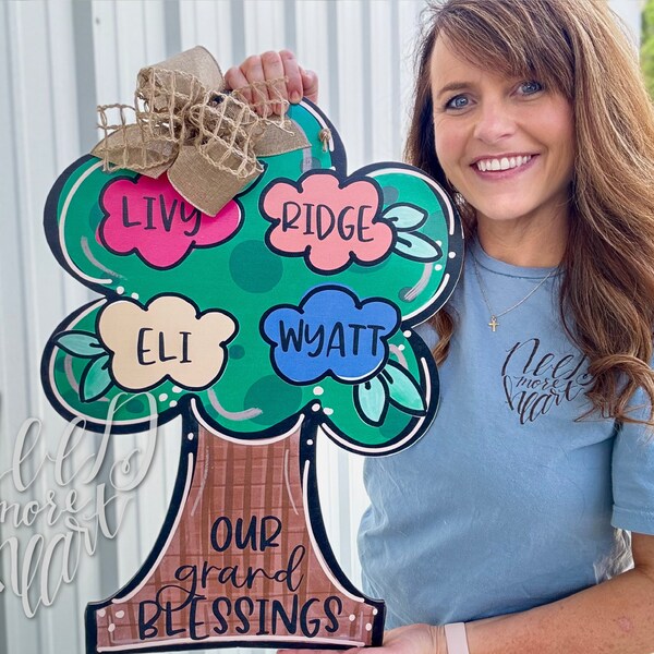 Tree Door Hanger - Etsy