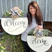 Double Front Door Signs - Welcome Home Front Door Wreaths - Welcome ...