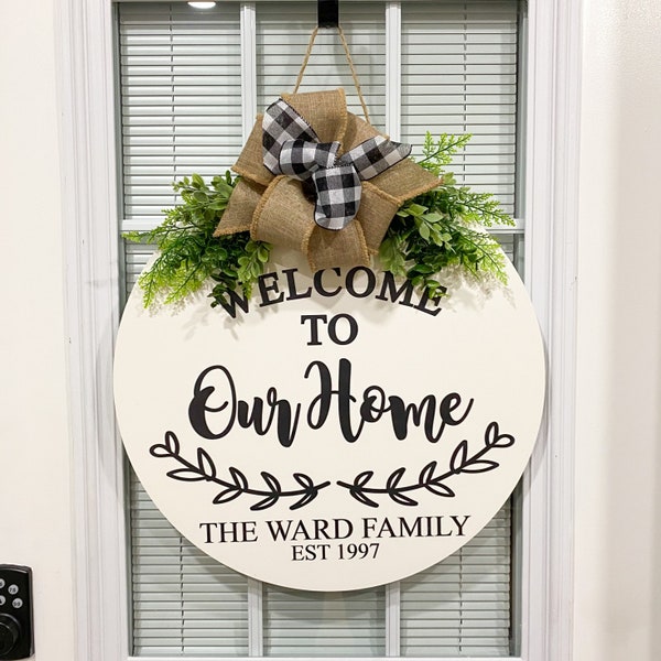 Home Established Sign - Etsy