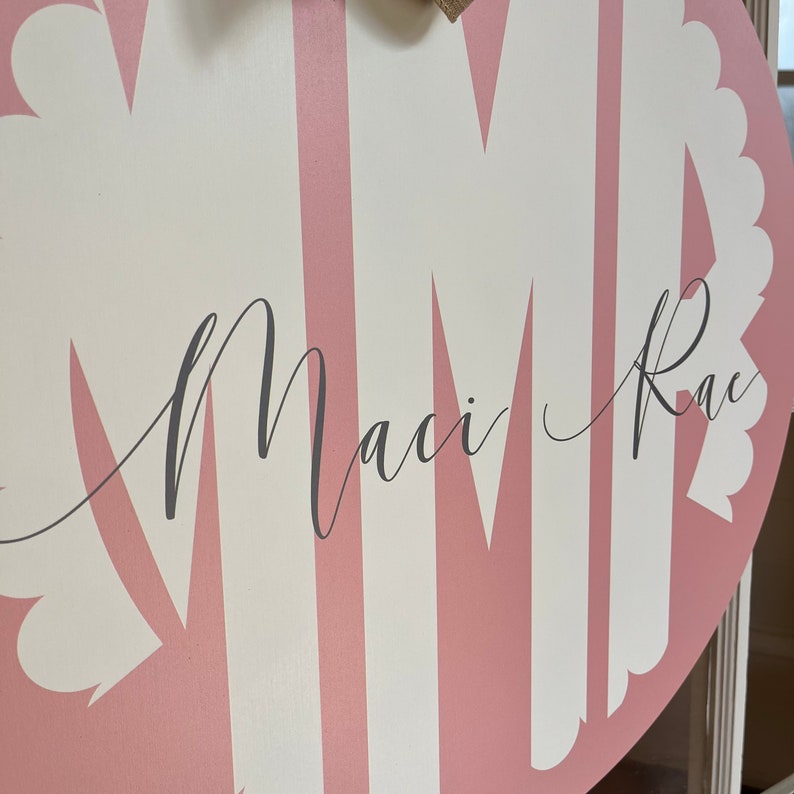 Monogram Hospital Door Hanger Baby Door Hanger Baby Name - Etsy