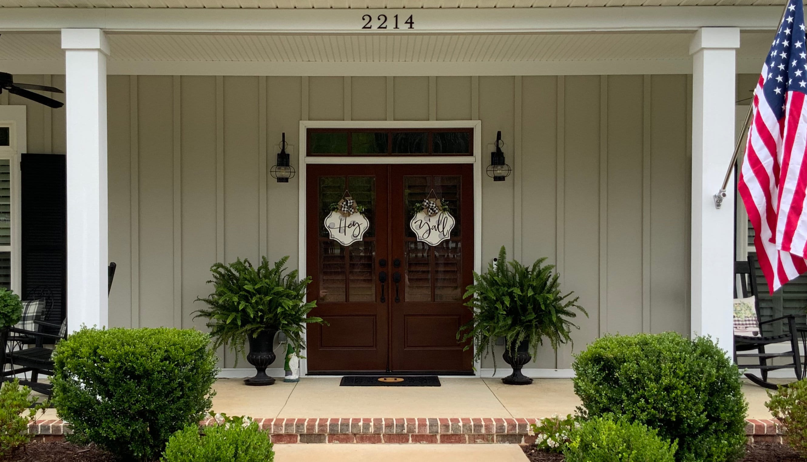 Double Front Door Signs - Front Door Wreaths - Welcome Sign - Front ...