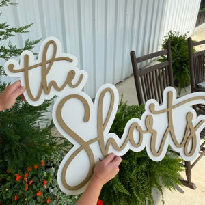 Last Name Sign - Wedding Name Sign - Greenery Wall Name Sign - Wooden ...
