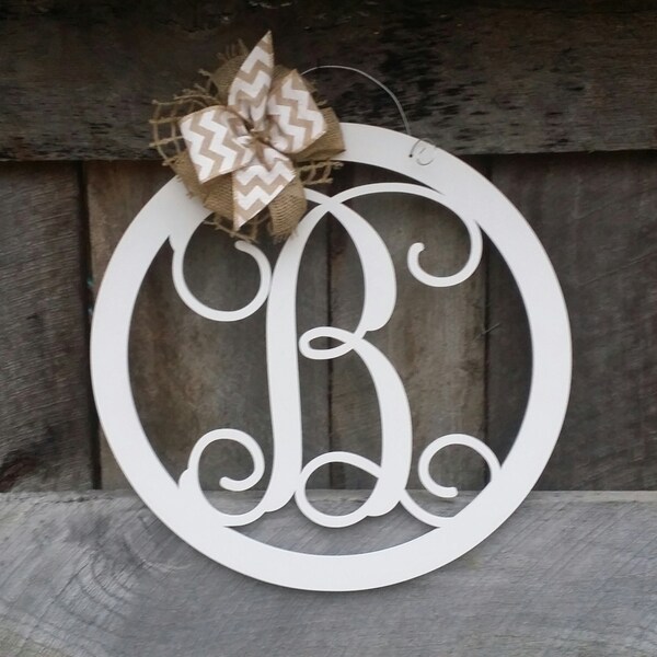 Monogram Door Hanger - Etsy