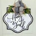 Double Front Door Signs - Front Door Wreaths - Welcome Sign - Front ...