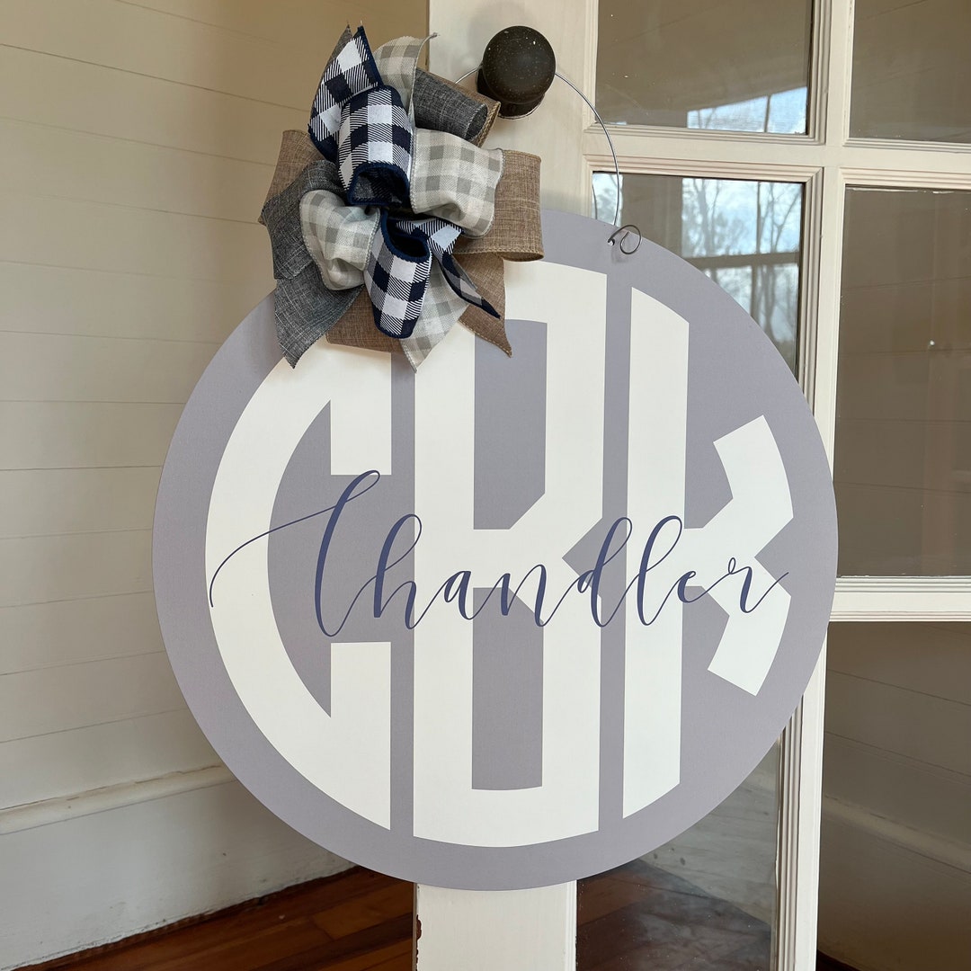 Monogram Hospital Door Hanger Baby Door Hanger Baby Name Sign Baby Girl ...