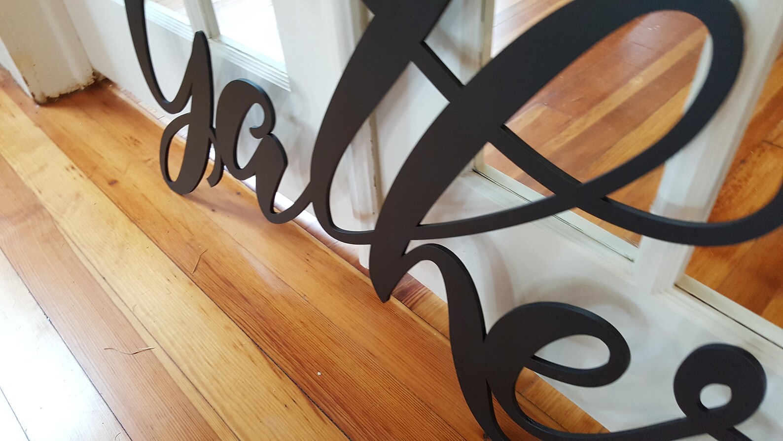 Gather Wooden Word Painted Word Wall Hanging | Etsy