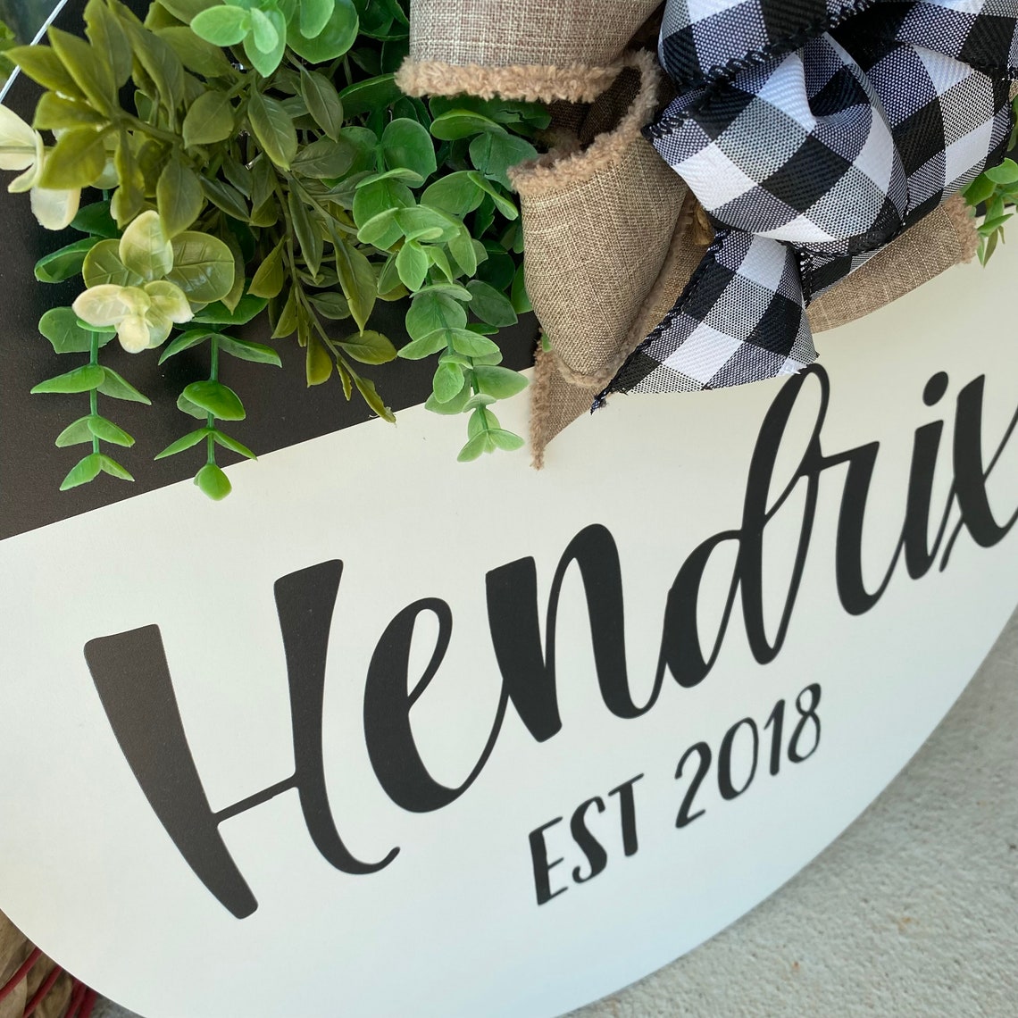 Welcome Sign - Last Name Sign - Established Sign - Front Porch Sign ...