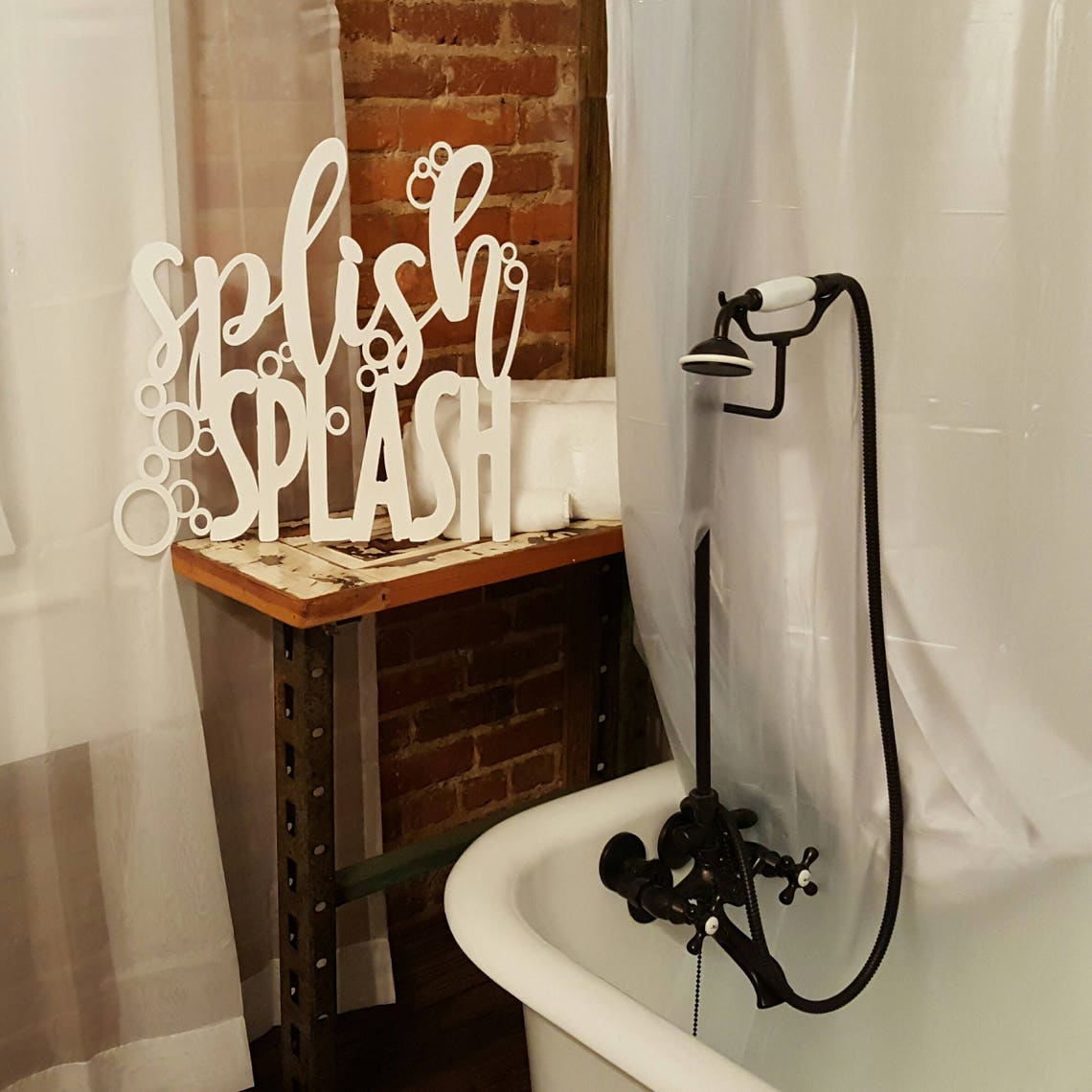 Splish Splash Bathroom Sign Bathroom Decor - Etsy