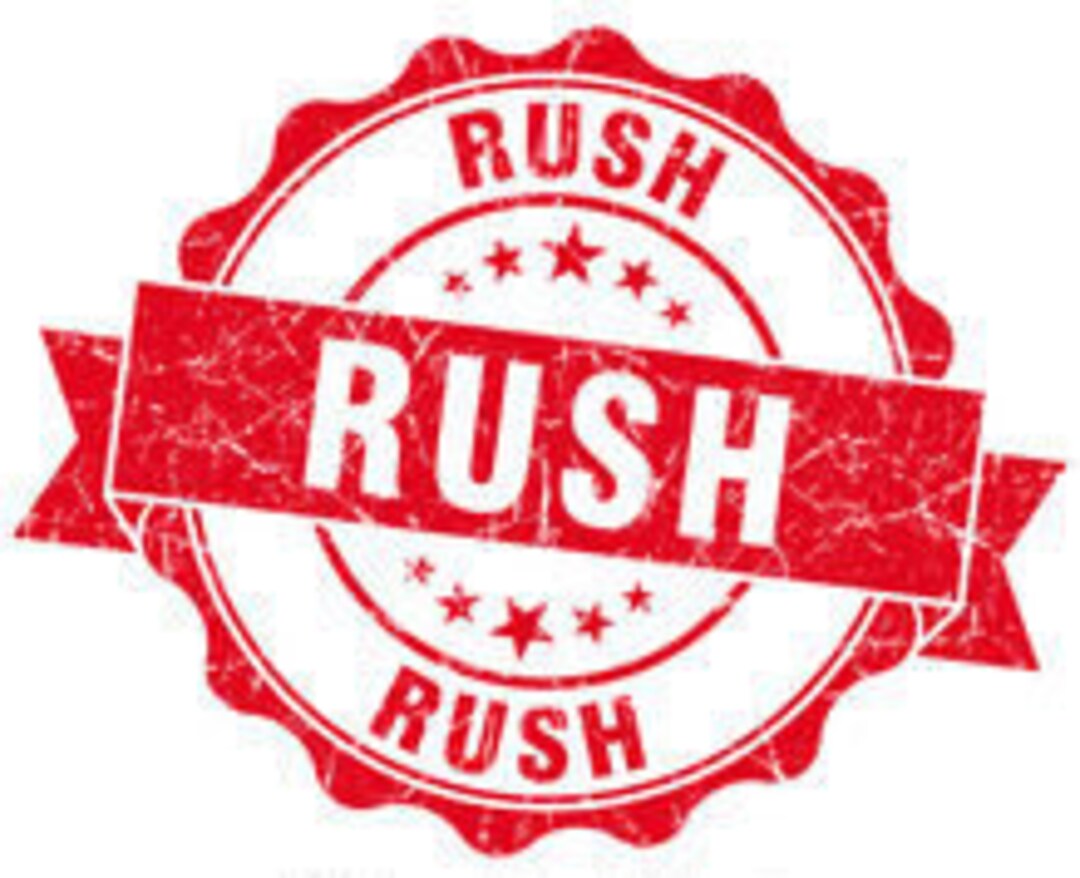 RUSH MY ORDER Rush Processing for Needmore Heart Orders add-on - Etsy