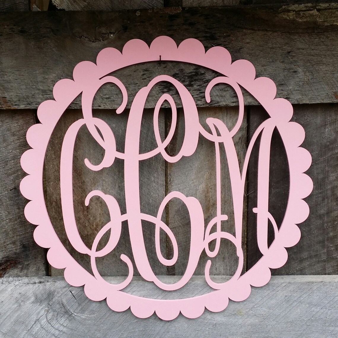 Painted Wooden Monogram Wooden Initials Wedding Gift - Etsy