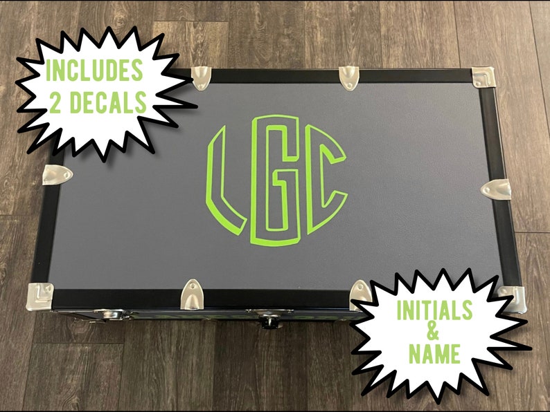 Personalized Camp Trunk Decal - Custom Name Decal***decal Only ...