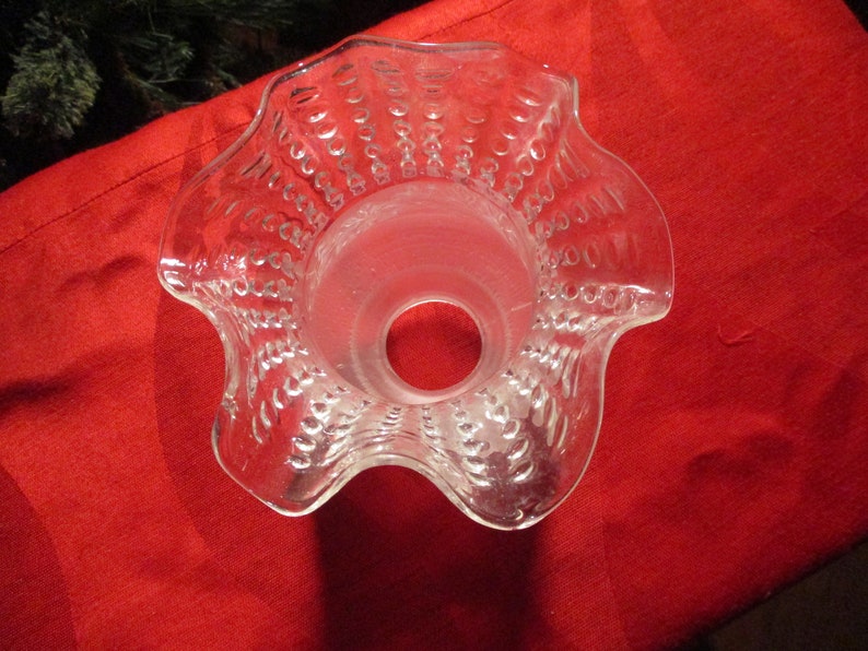 Antique Ruffled Edge Light Globe / Antique Lamp Shade/ Flower - Etsy