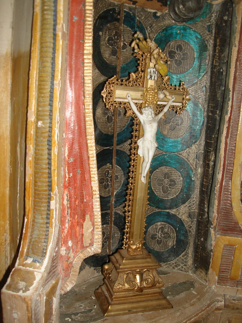 SALE Antique Cross Antique Crucifix 1800's Cross - Etsy