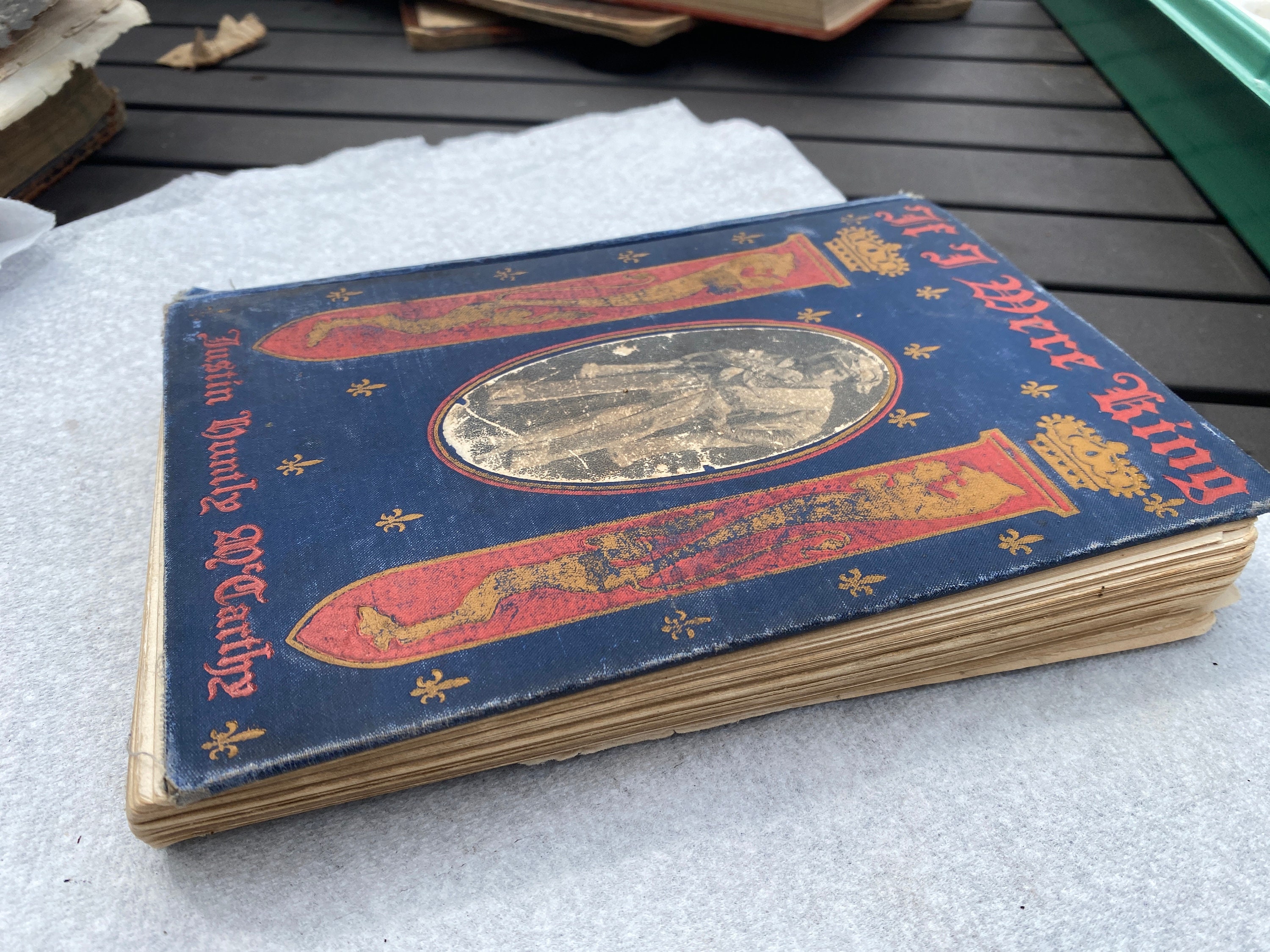 Antique Book If I Were King by Justin Huntley Mccarthy - Etsy