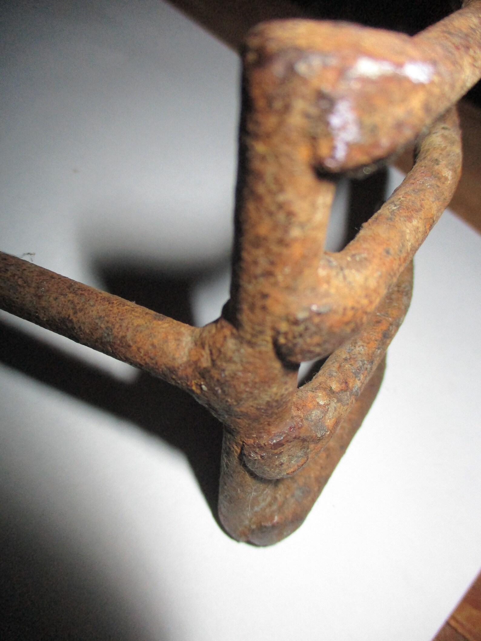 French antique hand forged iron garden tool hand rake | Etsy