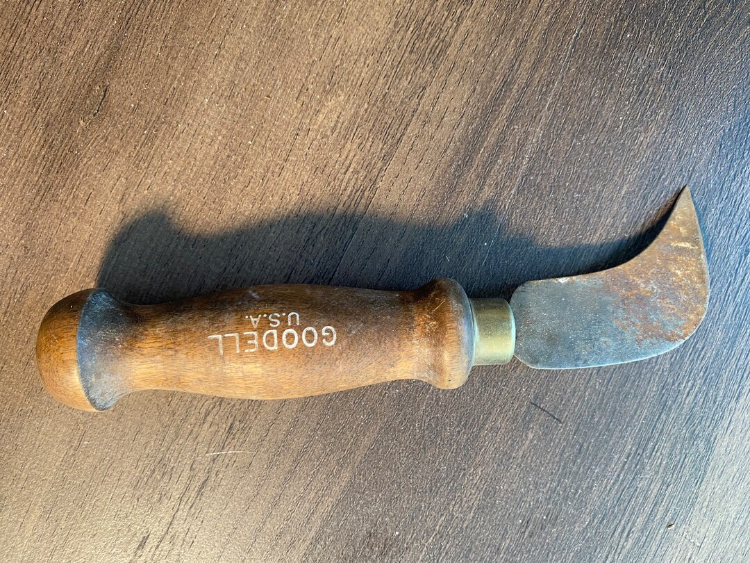 SALE 50 % off Antique Tool / Great Old Cutting Knife Tool - Etsy