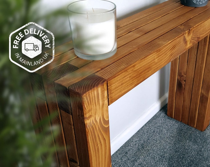 Handmade Console Table - Etsy UK