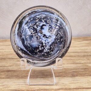 Cremation Ashes Fused Glass Pocket Pebble / Hug Stone - Handmade ...