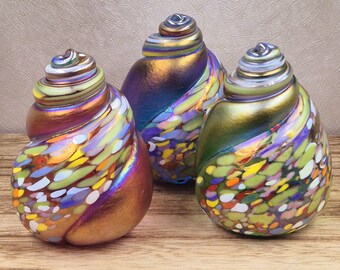 Blown Glass Conch Shell - Etsy