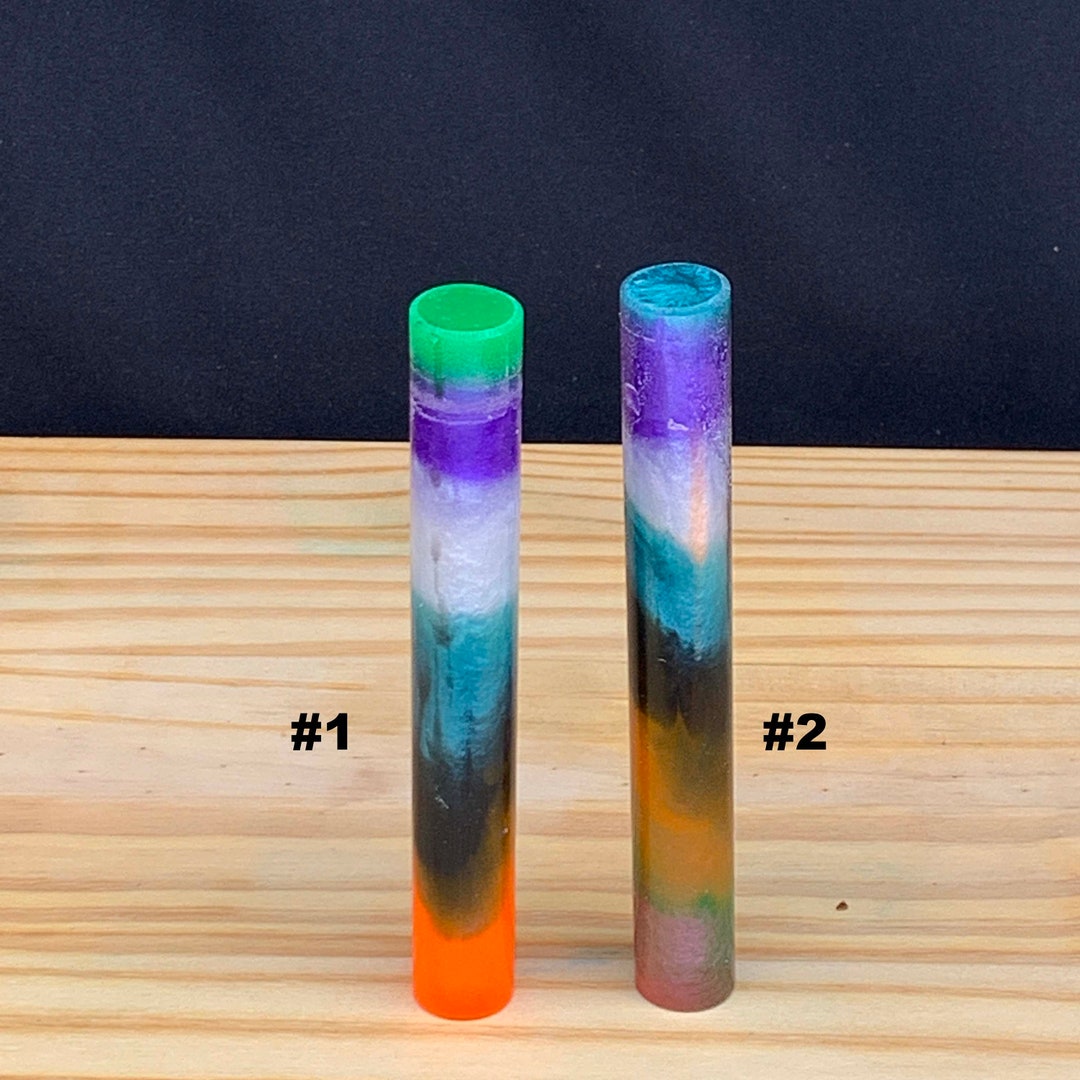 Rainbow Colored Resin Pen Blank - Etsy