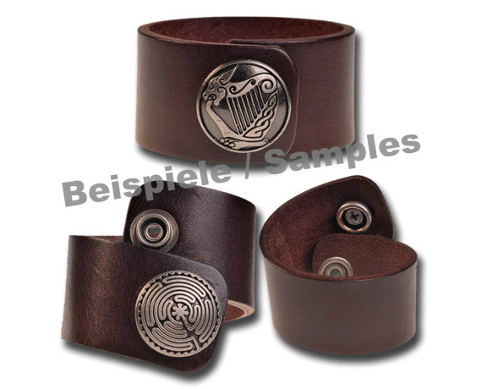 3 Pcs. Concho / Screw Back Rivet Celtic Snakes - Etsy