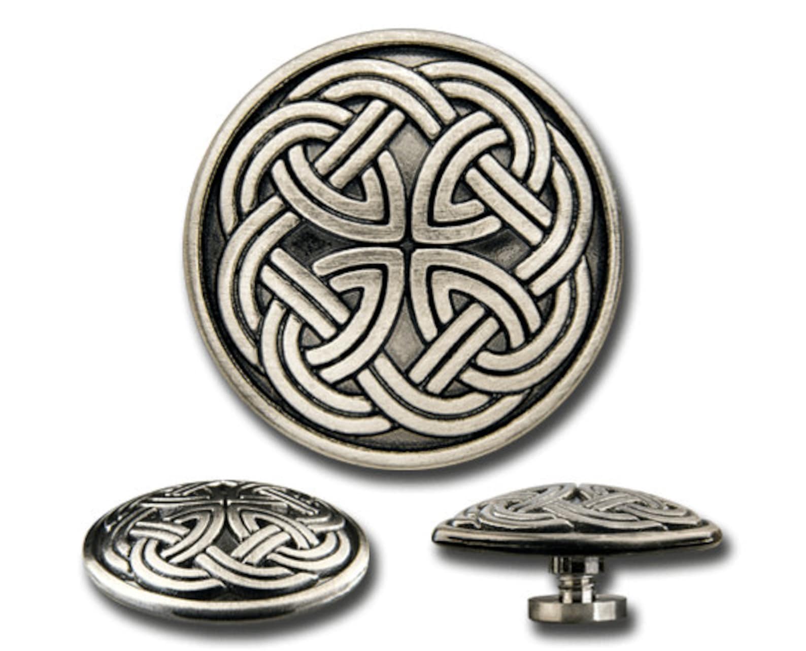 Concho / Screw Back Rivet Celtic Knot (1) - Etsy
