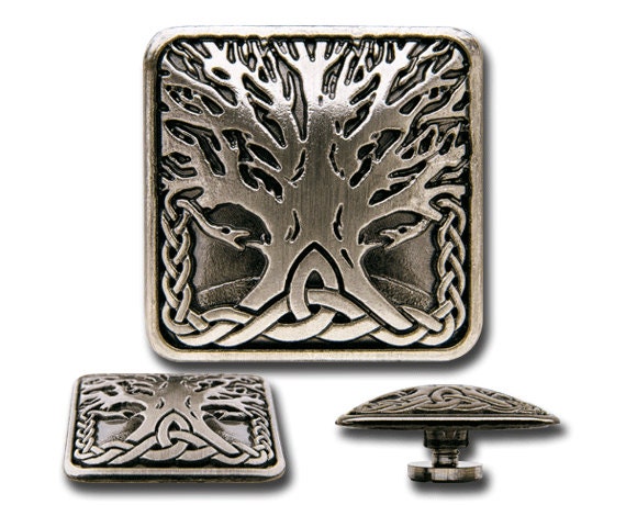 Concho / Screw Back Rivet Tree of Life 3 | Etsy