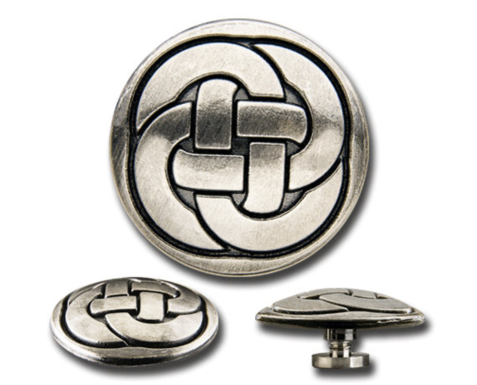 Concho / Screw Back Rivet Celtic Knot (2) - Etsy