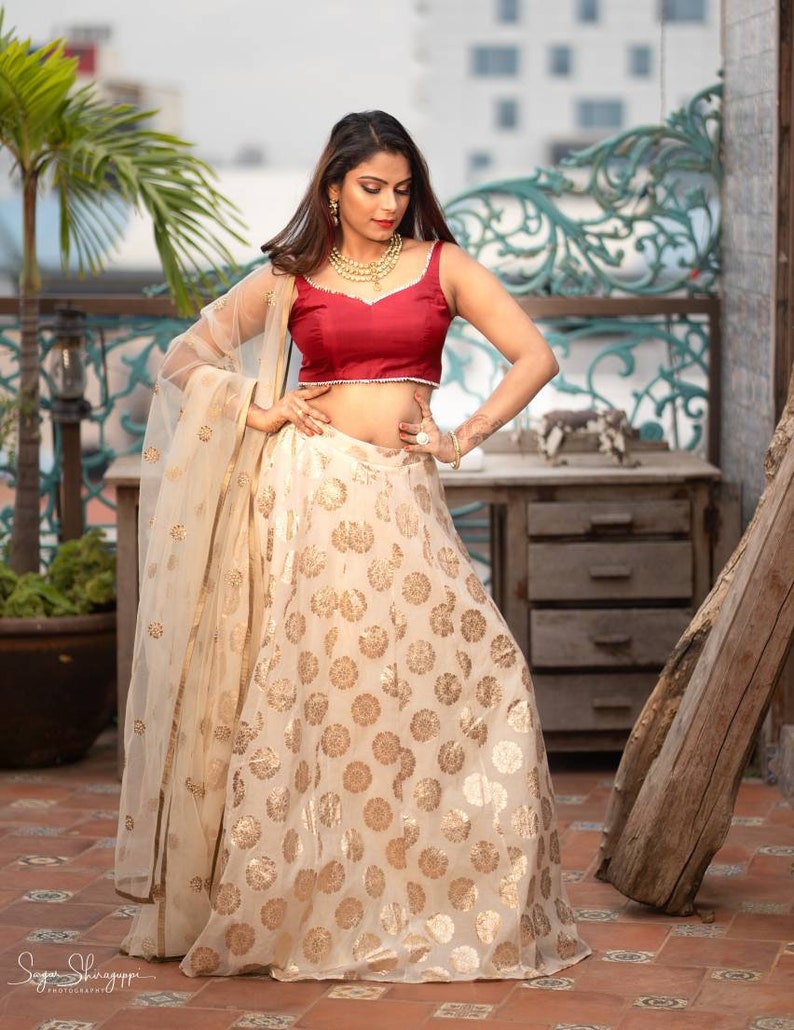 Maroon Silk Blouse / Crop Top / Choli / Lehanga Choli /saree | Etsy