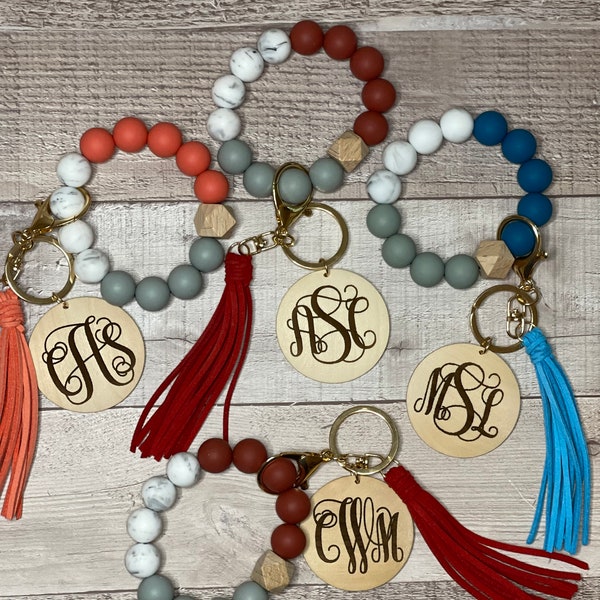 Monogrammed Wristlet - Etsy