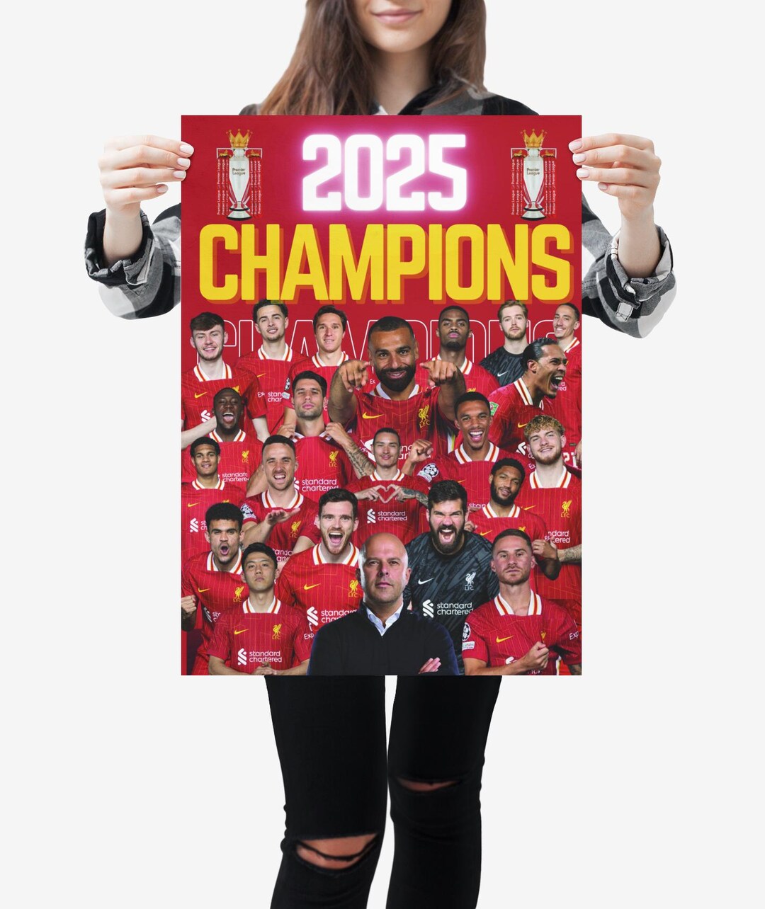 Liverpool Champions Poster. Window Poster Banner. Printed Football ...